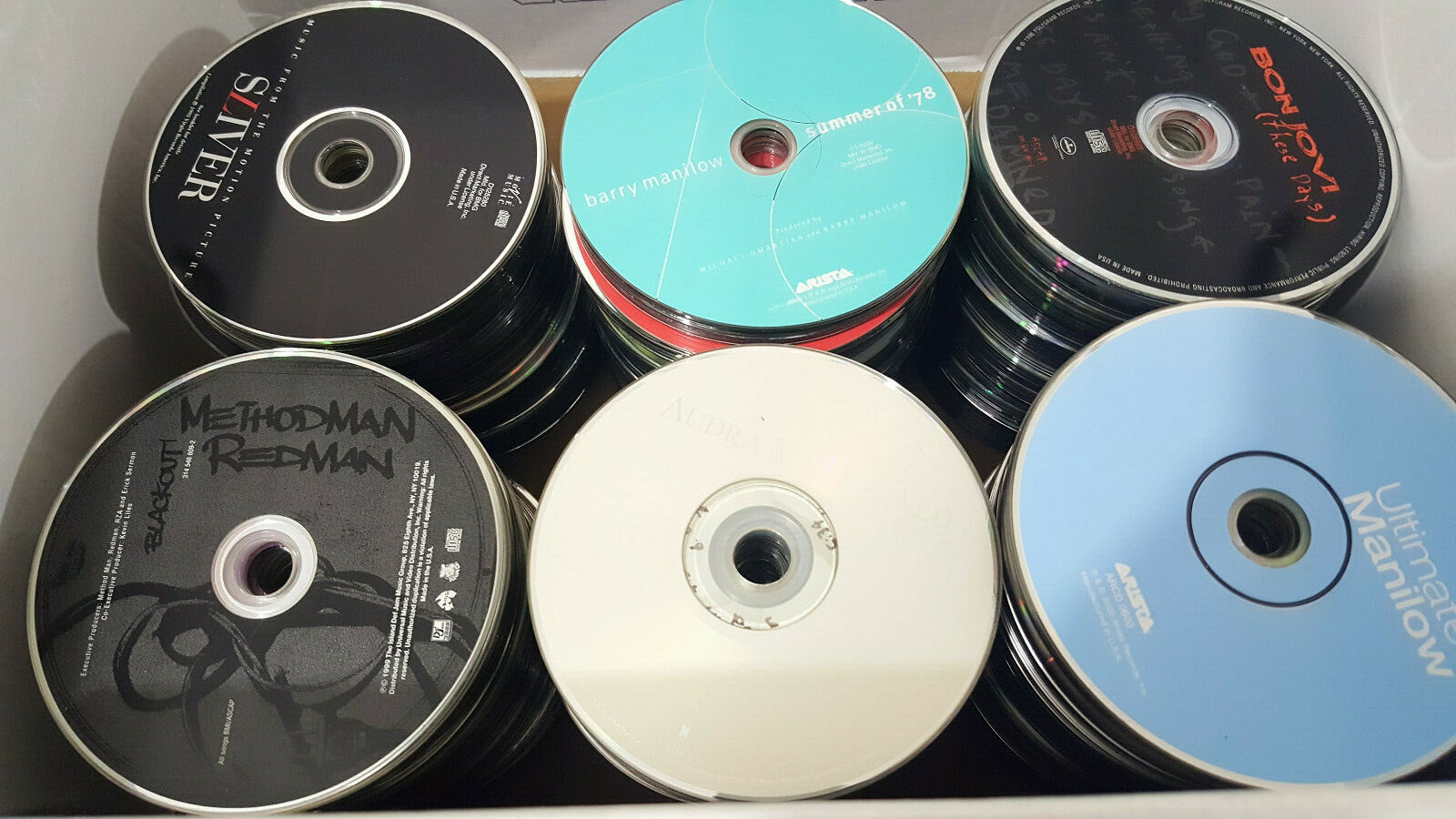 Lot Of 100 Assorted Loose Music CDs 70s to Present Mix - Mixed Genre ...