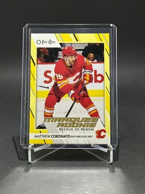 Matthew Coronato 2023-24 O-PEE-CHEE "Marquee Rookie" Yellow #575 ...