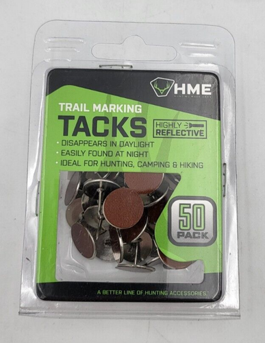 HME Trail Marking Tacks 50pk. Highly Reflective Hunting/Camping/Hiking ...