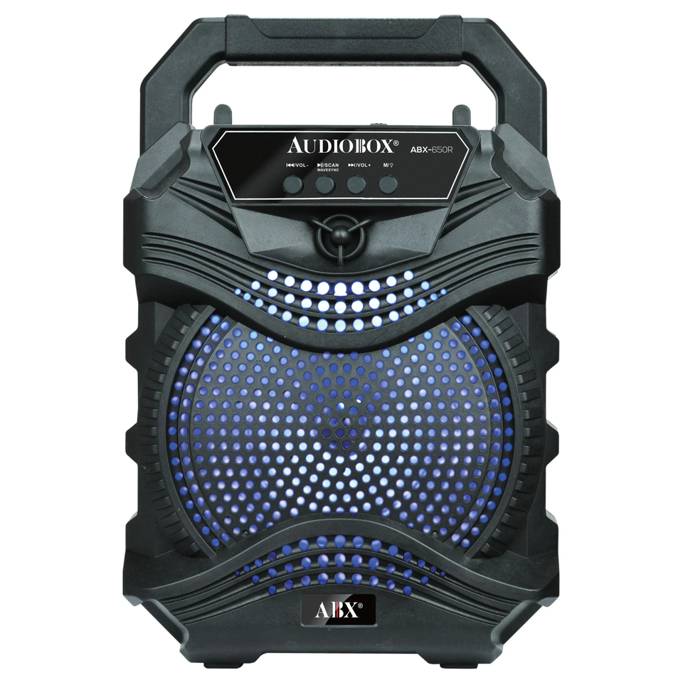 Audiobox ABX-650R 6.5" Portable Karaoke Party Speaker with Microphone ...