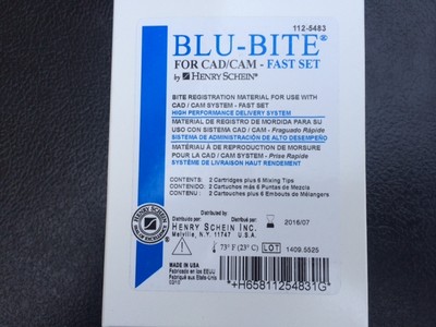 DENTAL Blu-Bite HP For CAD/Cam Fast Set 2x50ml Bite Registration ...