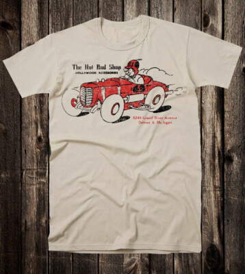 Hot Rod Tee T Shirt Drag Race Racing Speed Shop Hollywood Accessories ...