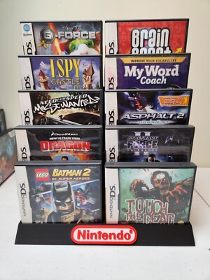 Nintendo DS Game Box Display Stand 5 or 10 Game Box Display | eBay