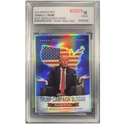 2024 Donald Trump “MAGA” Holographic Trading Card GEM 10 | eBay