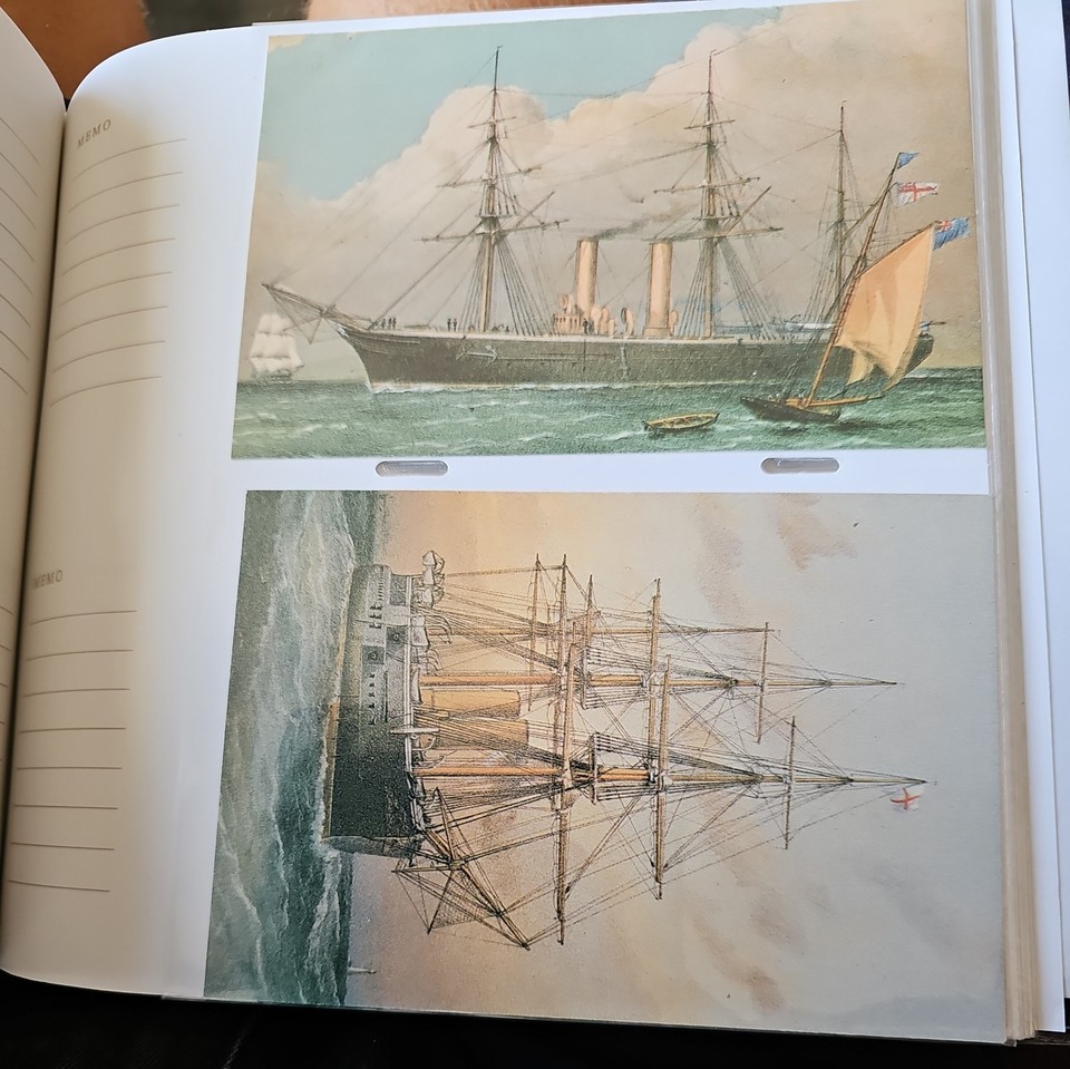 144 OLD POSTCARDS GALE & POLDEN/PICTURES IN ALBUM WW1 NAVAL SHIPS IN ...