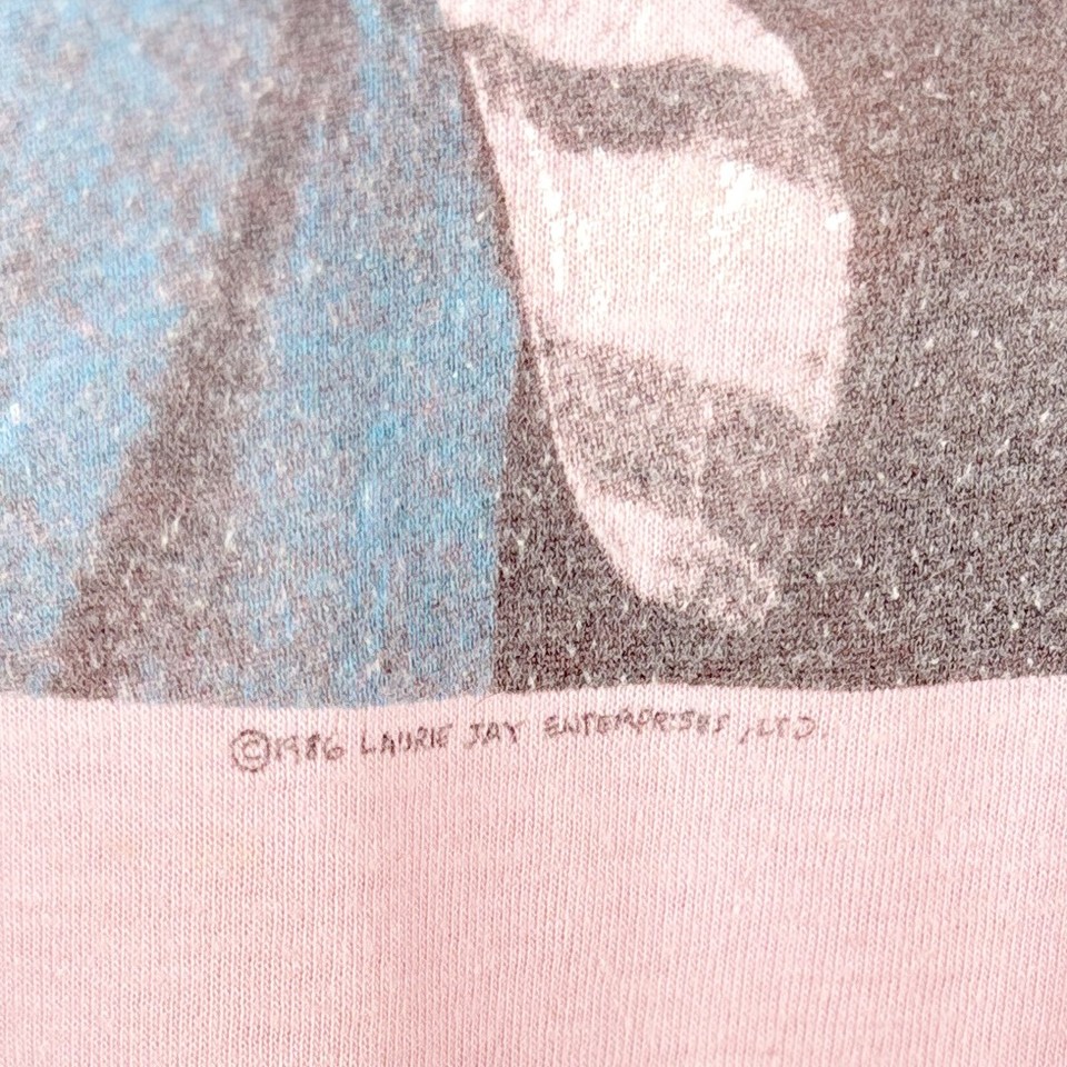 80S Billy Ocean Vintage T-Shirt Love Zone Pink Size M Old Clothes ...