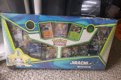 Pokemon Jirachi GX Collection Box TCG 10 Packs SEALED Evolutions, Sun ...