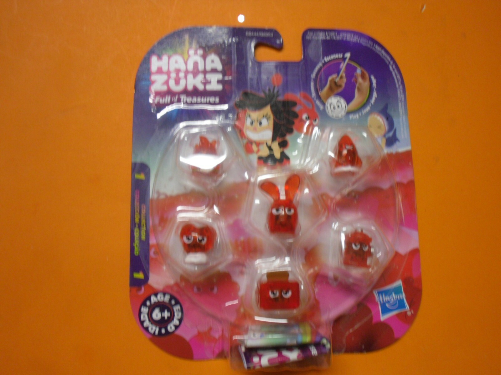 New ! 6PK HANAZUKI Treasure Feisty Fury Toy RED Purple or Yellow ...