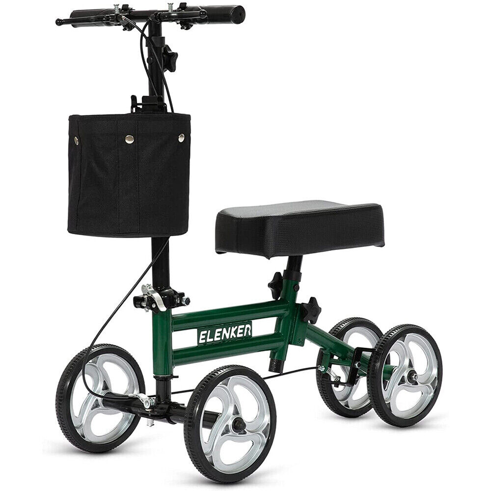 NEW Deluxe ELENKER Knee Scooter Walker | Grelly USA