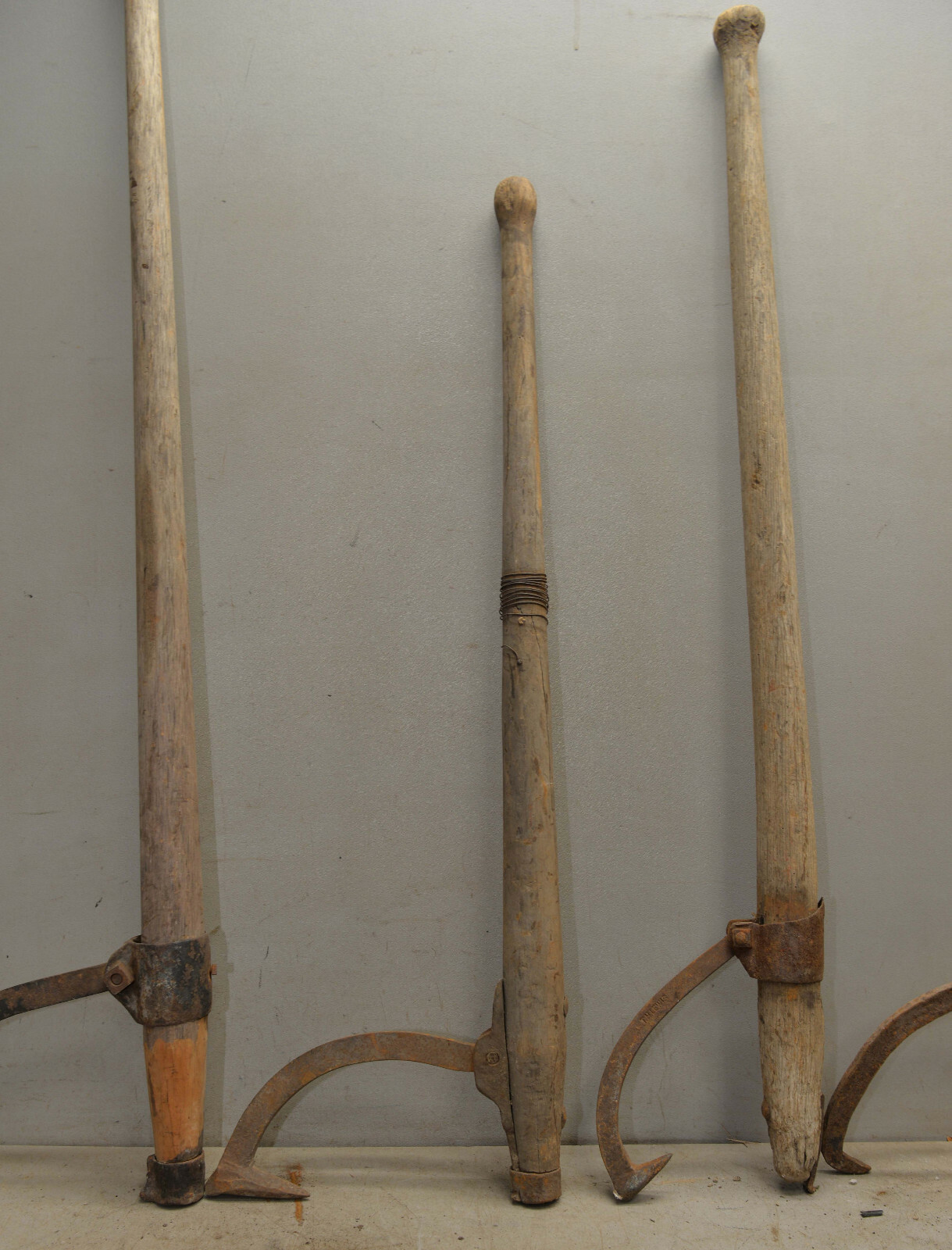 4 antique cant hook lumber log tool logging pick up hooks collectible ...