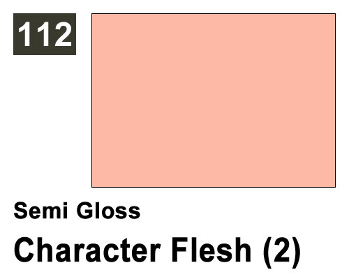 Mr.Hobby G112 Mr.Color Semi Gloss 112 Character Flesh 2 (10ml) Modeling ...