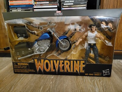 Marvel Legends Ultimate Riders WOLVERINE with MOTORCYCLE 6" Hasbro bike ...