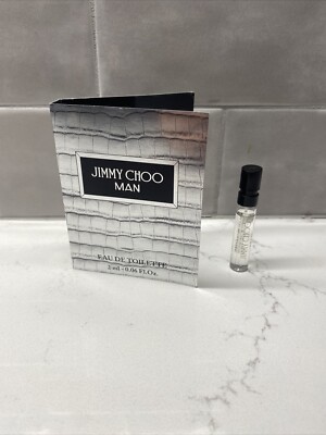 Jimmy Choo Man 0.06 oz 2 ml Eau De Toilette Spray Mini/Travel Sample ...