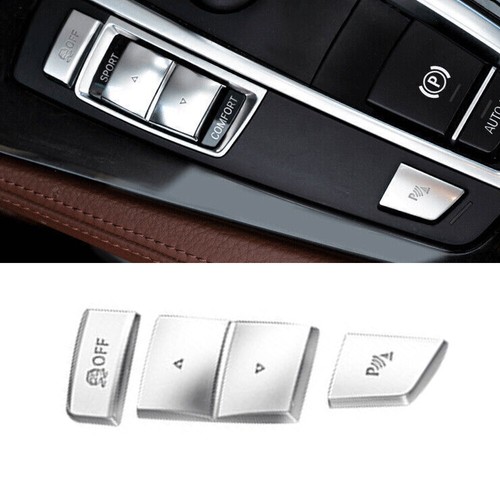 For BMW 7 Series 2009-2015 Matte Silver Inner Center Console Button ...