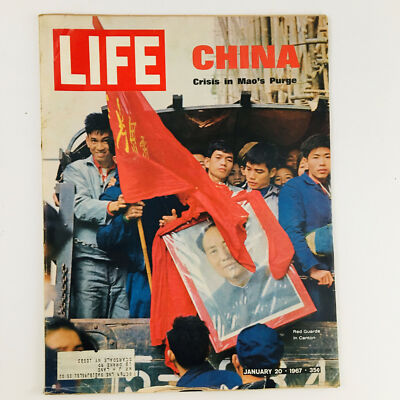 VTG Life Magazine January 20 1967 China Crisis in Mao Zedong's Purge | eBay
