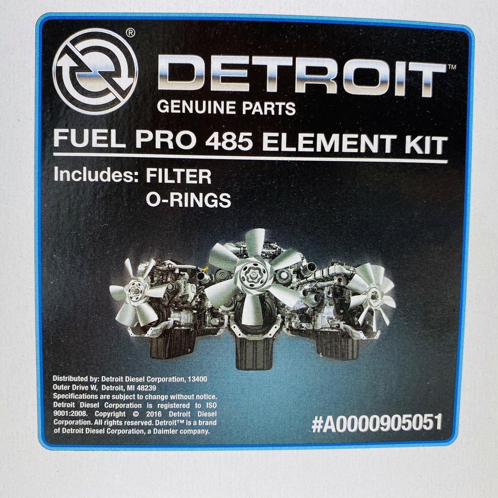A0000905051 Detroit Diesel Fuel Pro 485 Element Kit for sale online | eBay