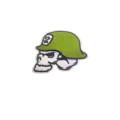 Skull Military Helmet Soldier Heat Adhesive Heat Iron Patch Skull ...