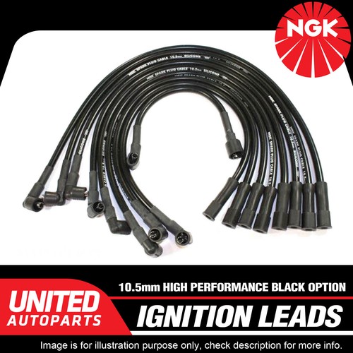 NGK Spark Plug Ignition Lead Set for Ford Fairmont XW XY XA XB XC XD XE ...