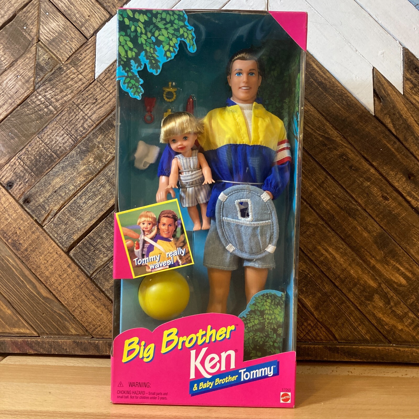1996 Big Brother Ken & Baby Tommy Mattel Opened #17055 Vintage Barbie ...