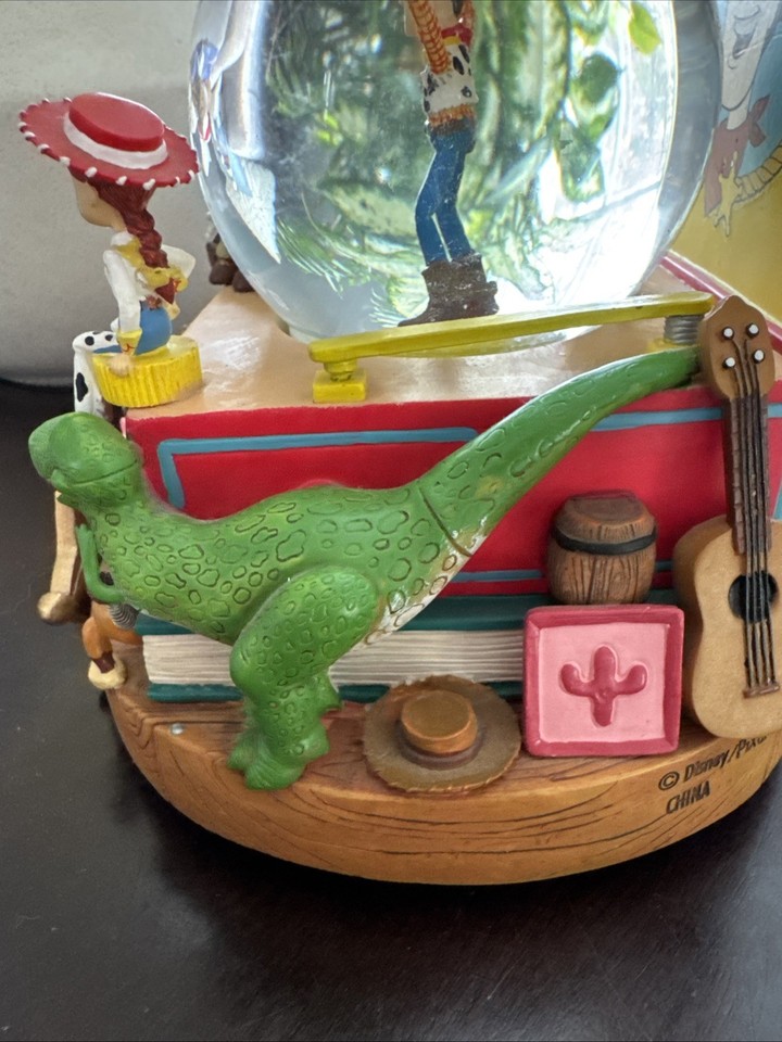 RARE Vintage Disney Pixar Toy Story 2 Record Player Snow Globe Music ...