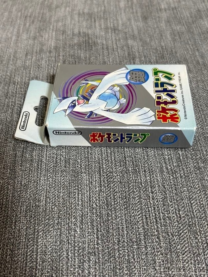 Pokemon Playing Cards Poker Lugia Deck Silver 1999 Nintendo Deck of 54 ...