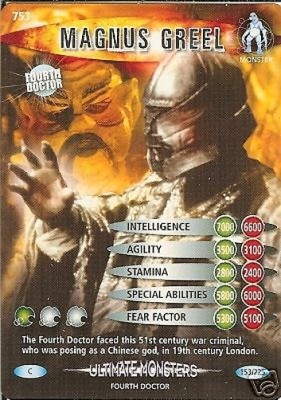 DR WHO ULTIMATE MONSTERS 753 MAGNUS GREEL | eBay UK