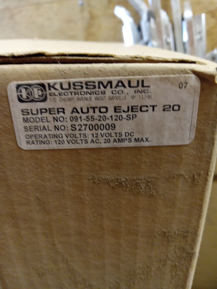 Kussmaul 091-55-20-120 Super Auto Eject- 20Amp, 120VAC - | eBay
