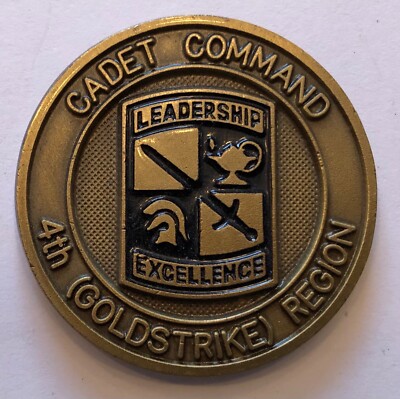 US Army Challenge Coin Commander ROTC Cadet Command 4th Goldstrike ...