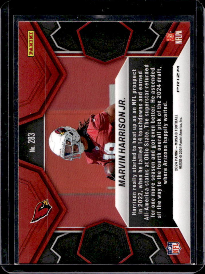 2024 Mosaic Marvin Harrison Jr. Camo Pink Prizm RC NFL Debut #283 | eBay