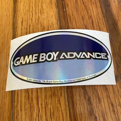Nintendo GameBoy Advance GBA Vintage Promo Sticker 2001 From Toys R Us ...