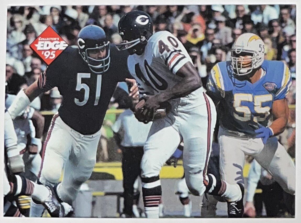 1969 Topps Gale Sayers #51 & Bryan Piccolo #26 RC + '95 Time Warp & '15 ...