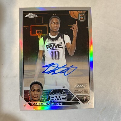 2024 Topps Chrome Ote Darrion Sutton (AU) | eBay