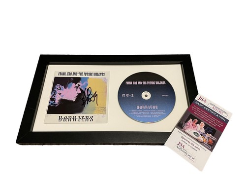 FRANK IERO SIGNED AUTOGRAPH FUTURE VIOLENTS BARRIERS FRAMED CD MCR JSA ...