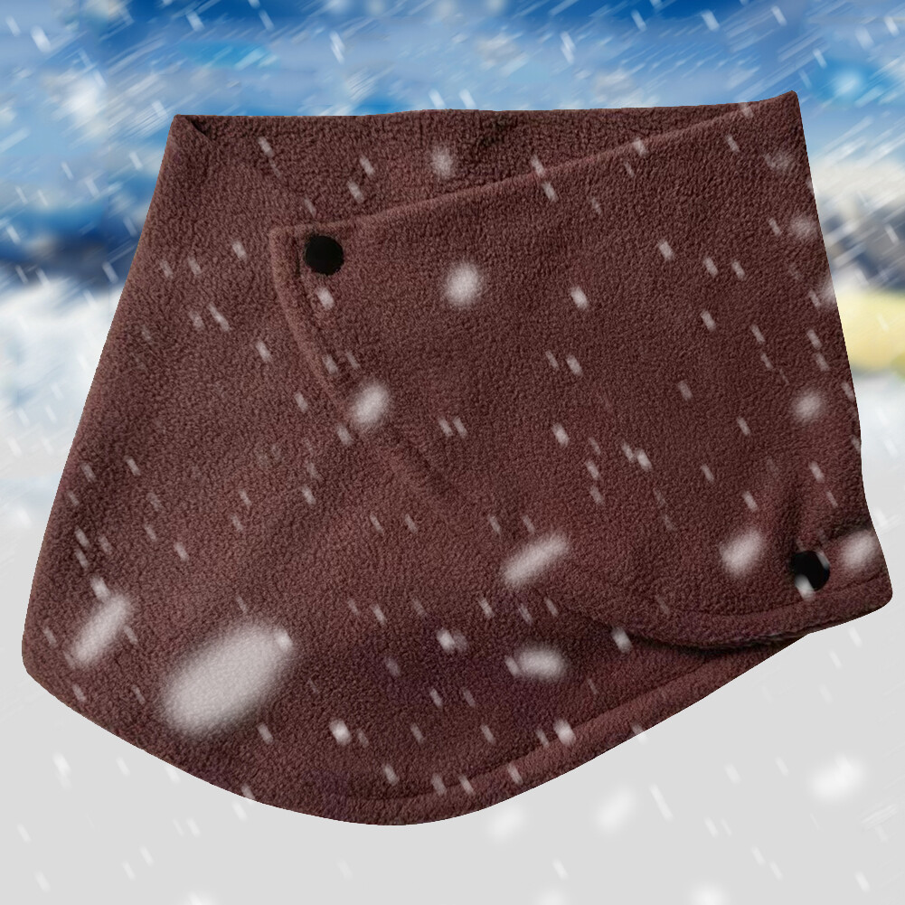 Women Winter Fleece Neck Scarf Windproof Scarves for Outdoor Sports ...