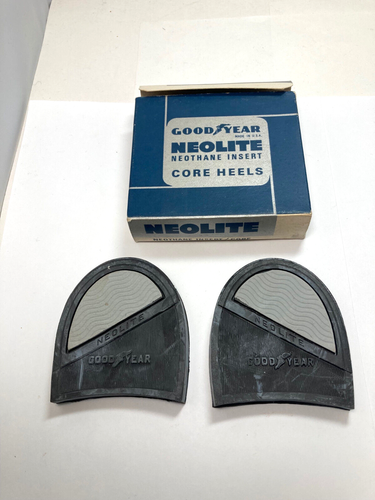 NOS Vintage 50's 60's Goodyear Neolite CORE Heels In Box Mens 10-11 | eBay
