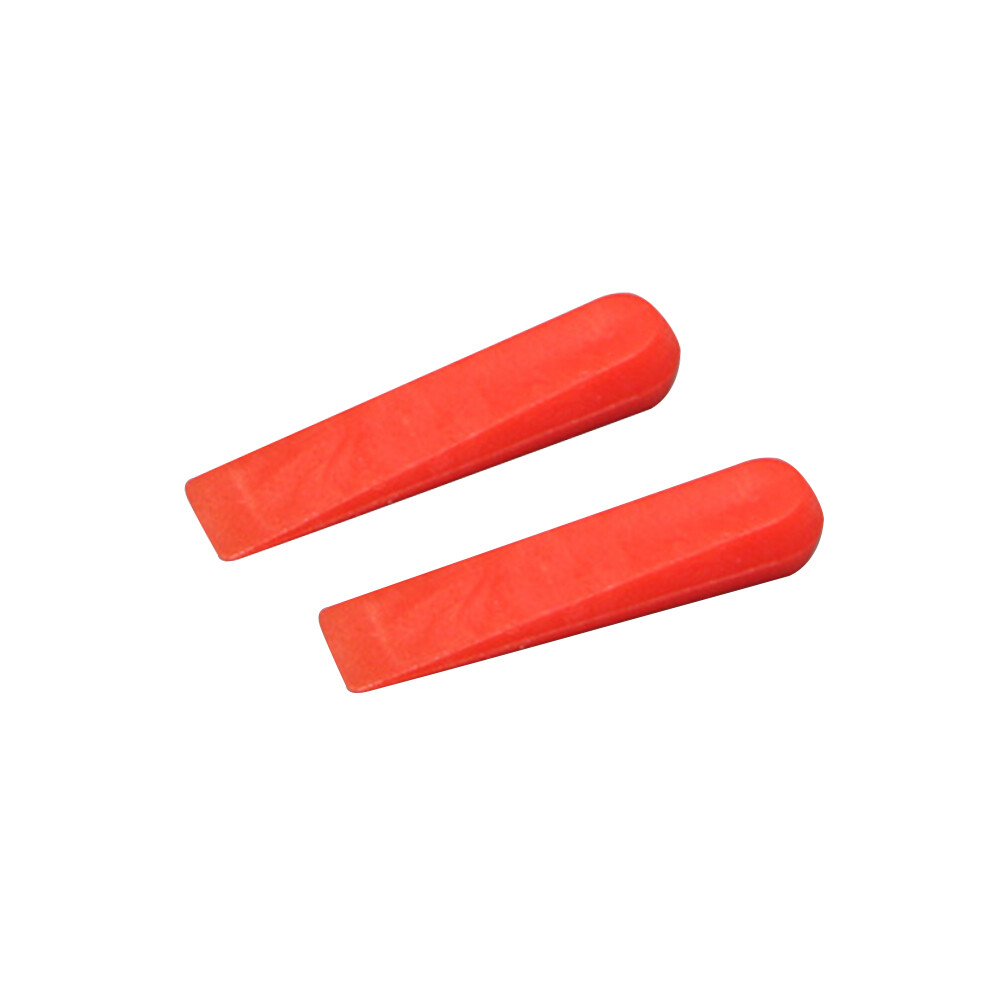 100pcs Ceramic Wedge Tile Spacer Floor Leveling System Locator (Red 5mm ...