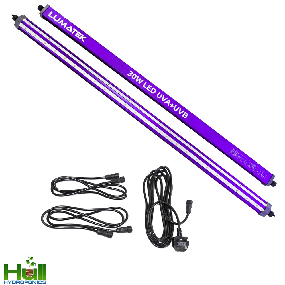 LUMATEK 30W UV LED LIGHT BAR SUPPLEMENTAL LIGHTING HYDROPONICS ...