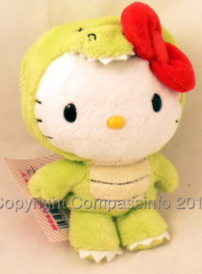 NEW 6" Plush Hello Kitty as Alligator | eBay