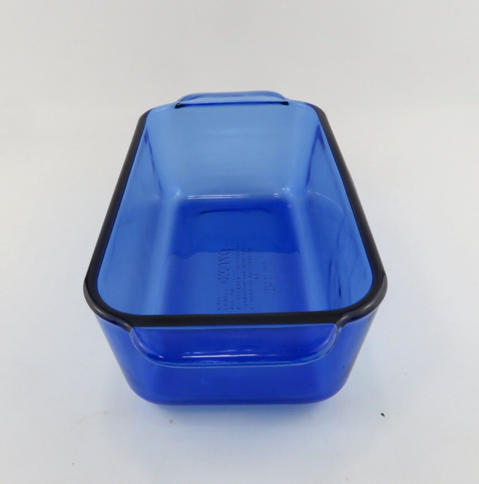 Vintage PYREX Cobalt Blue Glass Loaf Pan #213-R Kitchen Bakeware ...