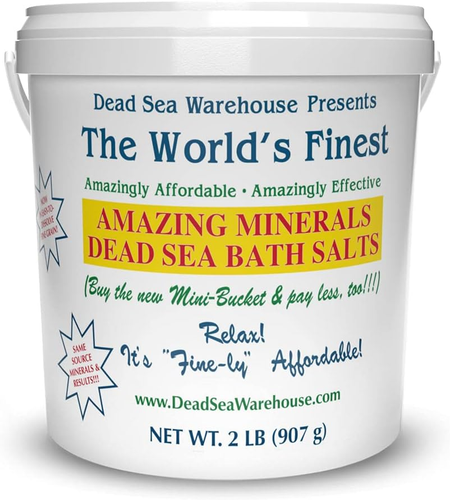 Amazing Minerals Dead Sea Bath Salts – 2 LBS – Highest Mineral Content ...
