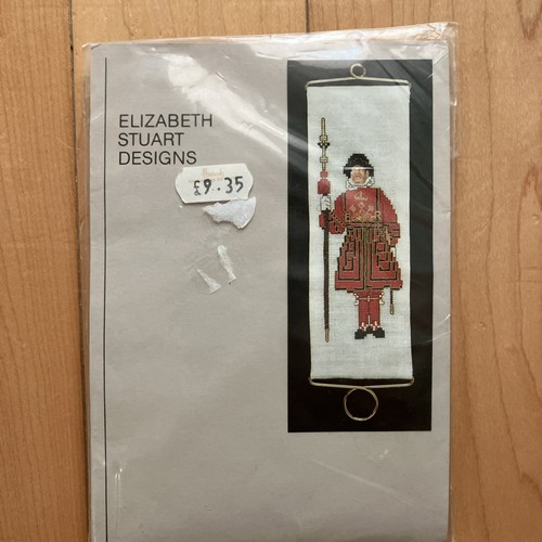 Elizabeth Stuart Designs Cross Stitch Wall Hanging Kit 3x9”Yeoman ...