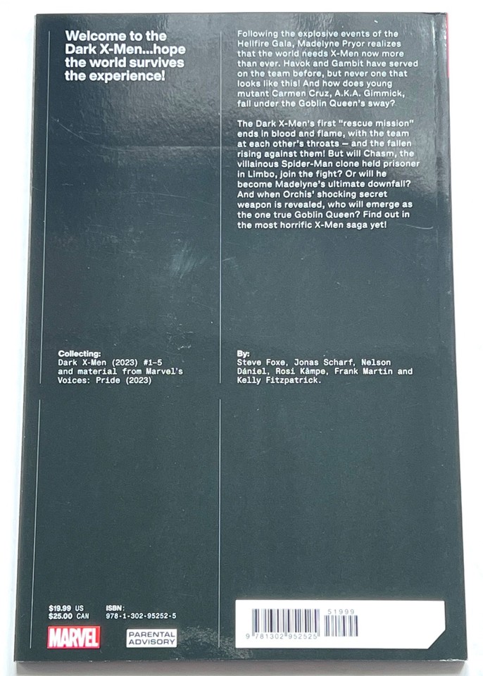 Dark X-Men: The Mercy Crown - Graphic Novel Paperback | eBay UK