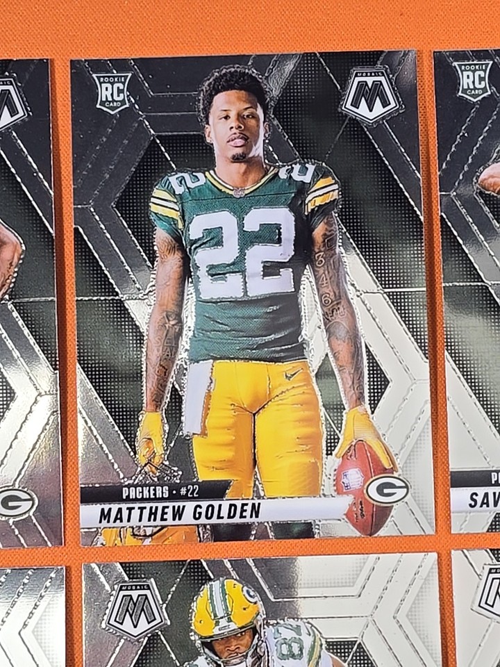 🟢🧀🟡 2025 MOSAIC GREEN BAY PACKERS COMPLETE BASE TEAM SET (14 CARD LOT ...