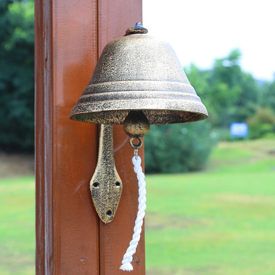Retro Door Bell Wall Bell Pendant Vintage Bell Pendant Yard Bell ...