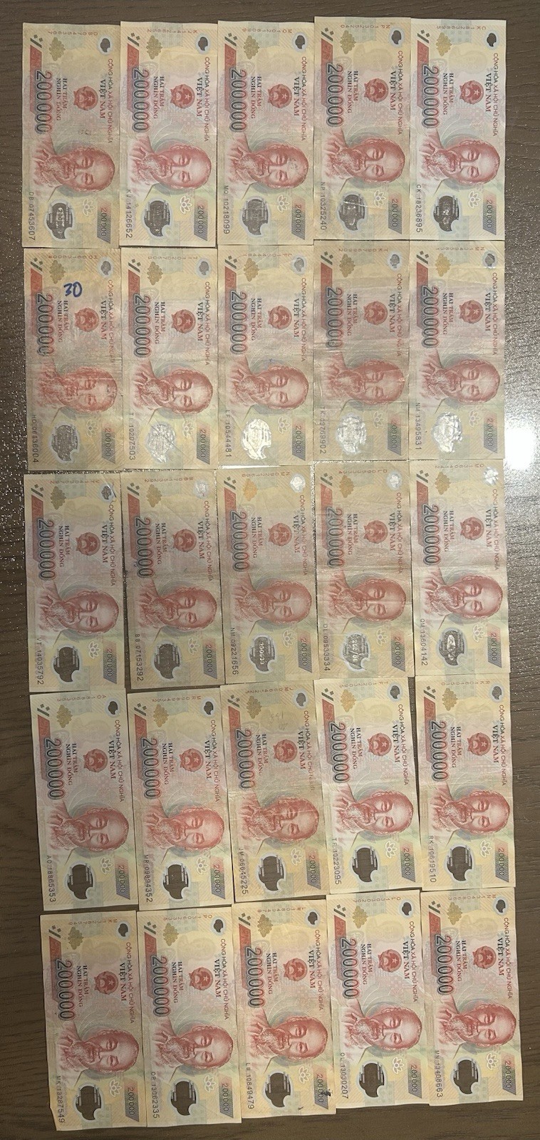 Vietnamese Dong 1 Million 1,000,000 Vietnam Dong Guaranteed 5 x 200,000 ...