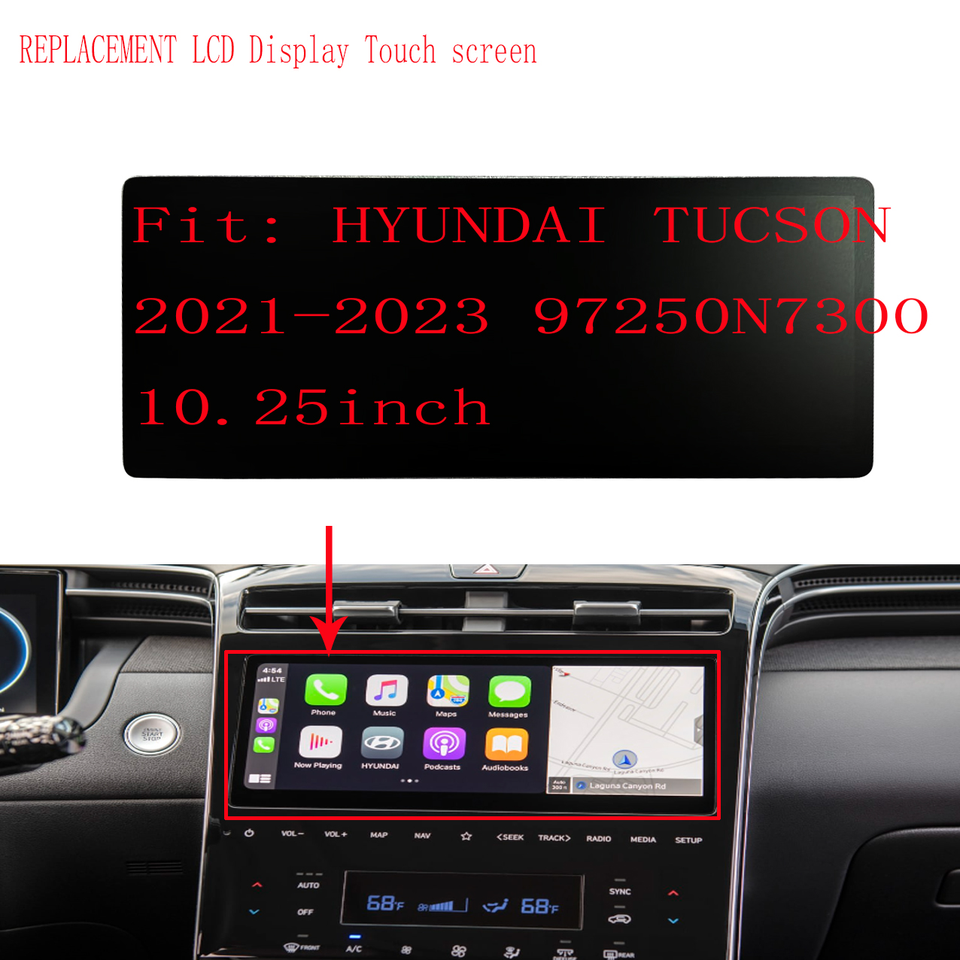 2022-2023 Hyundai Tucson Navigation-Display LCD Screen 8inch and 10 ...