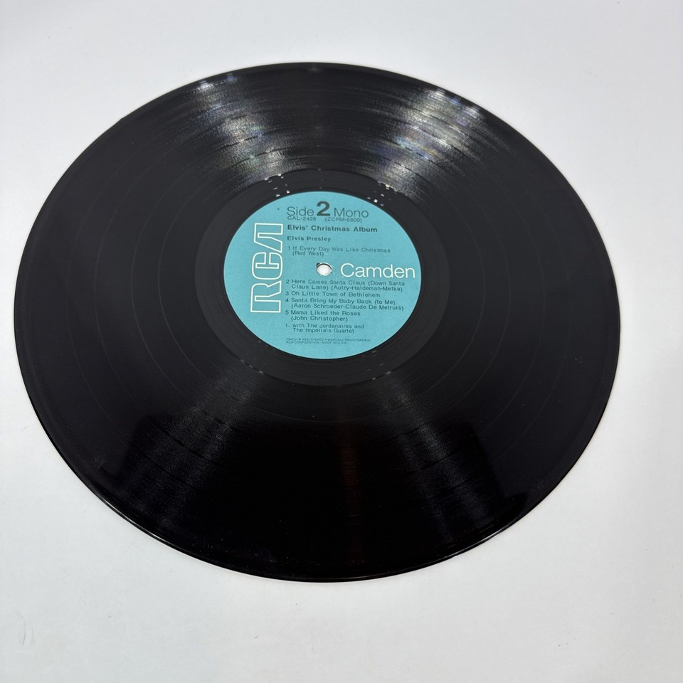 Elvis Presley ~ Elvis' Christmas Album ~ RCA Camden – CAL-2428 | eBay