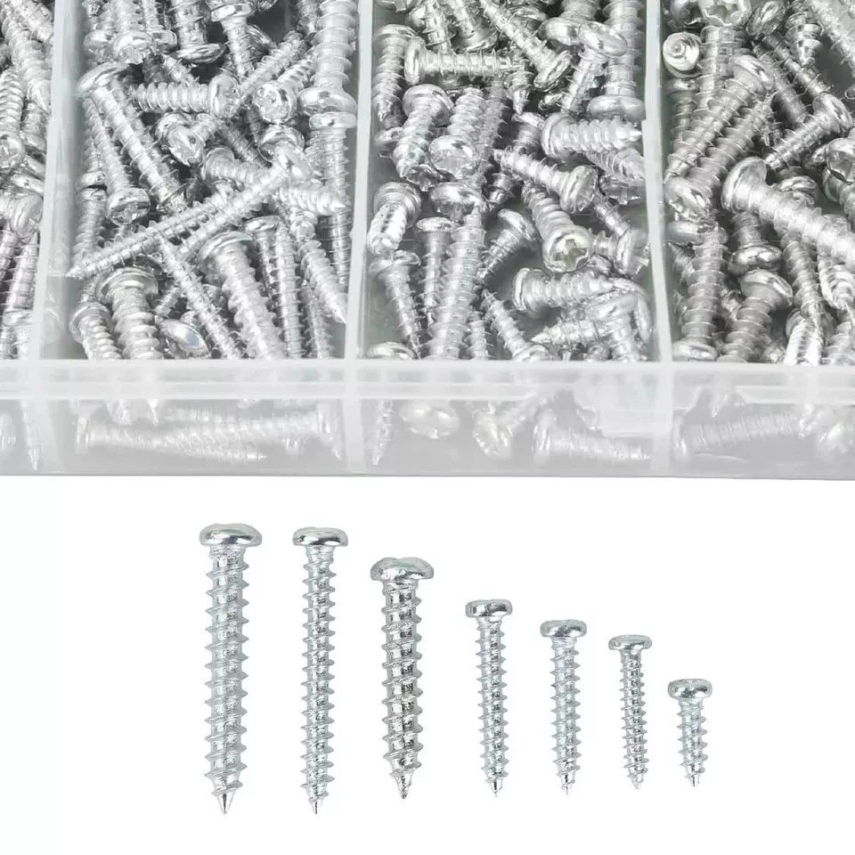 Self Tapping Philips Cross Head Screws. Assorted sizes 400 Self Tapping ...