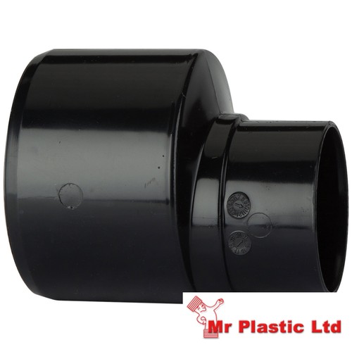 Polypipe 68mm Rainwater Round Down Pipe Fittings in Black | eBay