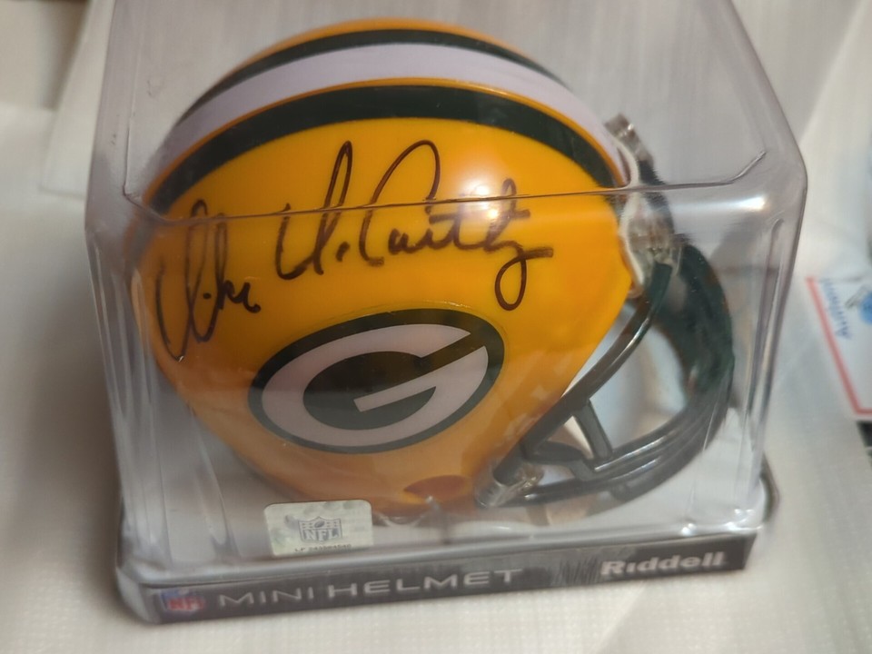 Mike McCarthy Signed Packers Mini Helmet Autograph Auto COA Fan 4 Life ...